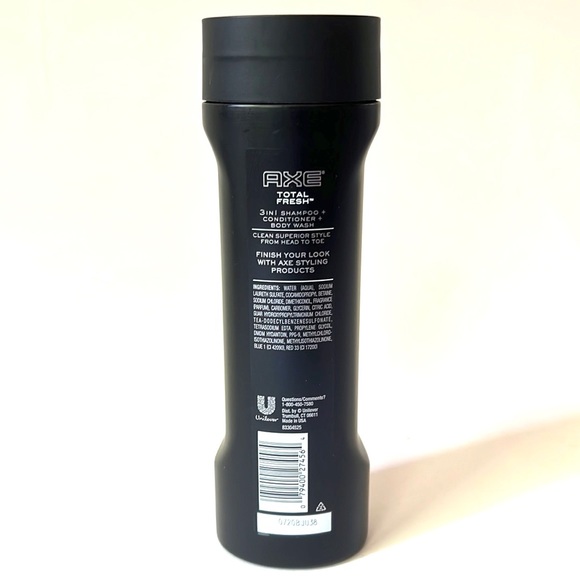 Axe | Grooming | Axe Total Fresh 3 In Shampoo Conditioner Body Wash 12 ...